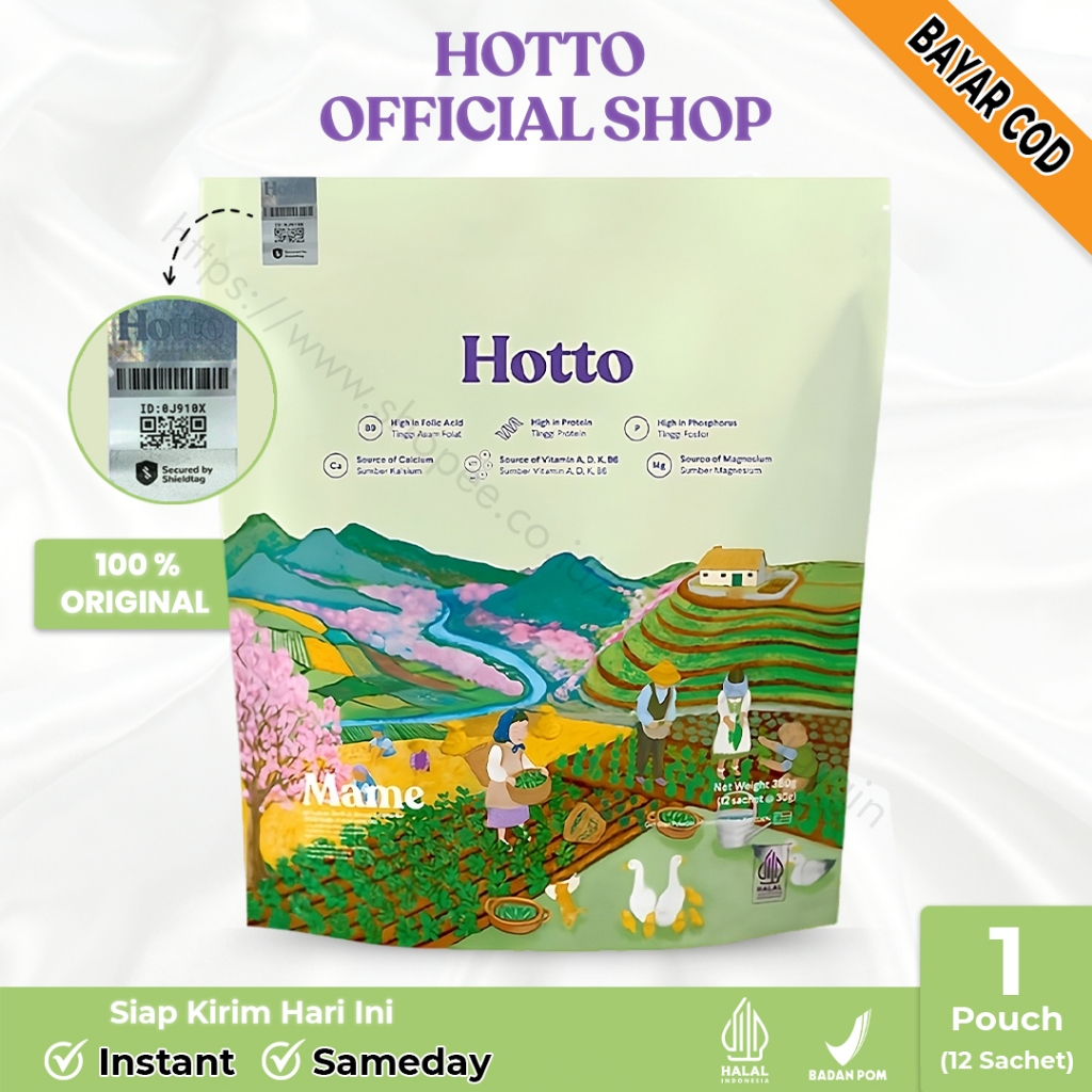 Jual HOTTO PURTO ORIGINAL HOTTO PURTO 1 POUCH ISI 16 SACHET EXP 2026 | Shopee Indonesia