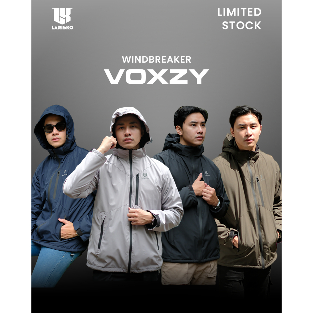Jual Larisko Jaket Voxzy Windbreaker - Waterproof - Outdoor | Shopee ...