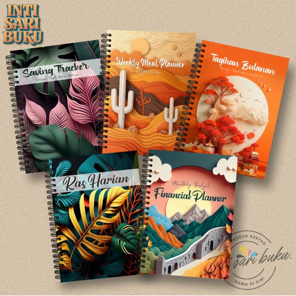 Jual Buku Catatan Kas Keuangan Harian Mingguan Bulanan Daily Financial ...
