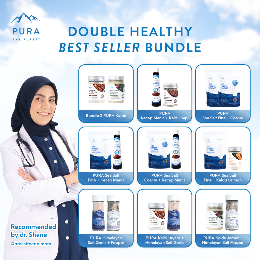 Jual Pura Double Healthy Best Seller Bundle! [2PCS] Kaldu Asli NON MSG ...
