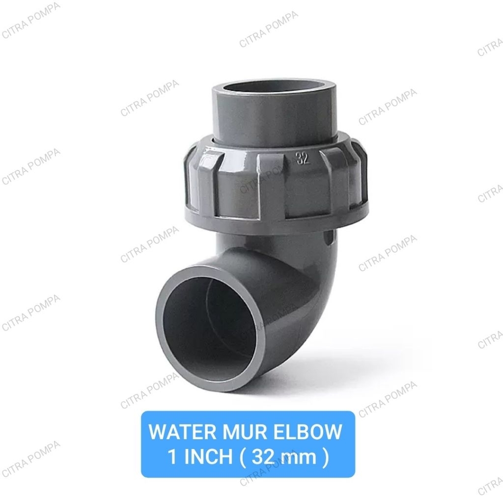 Jual WATER MUR ELBOW 1 INCH (32 mm) / WATER MUR KNEE / BELOK 1 INCH ...