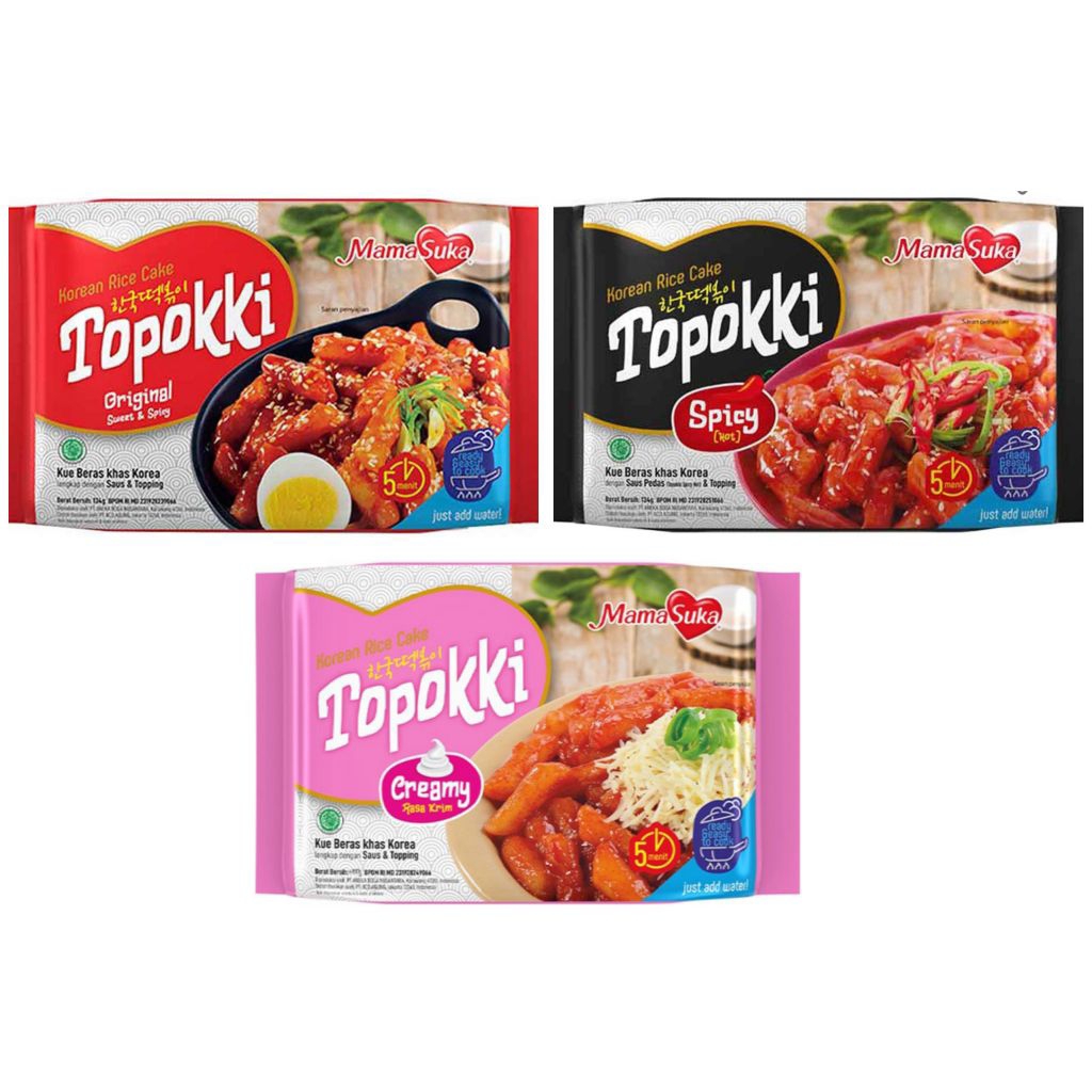 Jual MamaSuka Topokki Original spicy creamy mama suka | Shopee Indonesia