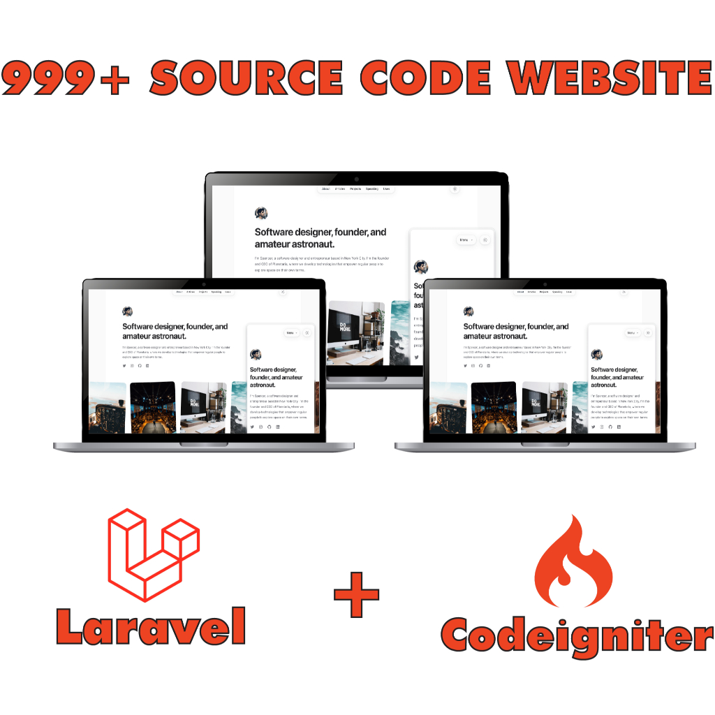 Jual [Promo] SOURCE CODE WEBSITE PHP DAN MYSQL COCOK UNTUK SKRIPSI LARAVEL CODEIGNITER | Shopee ...