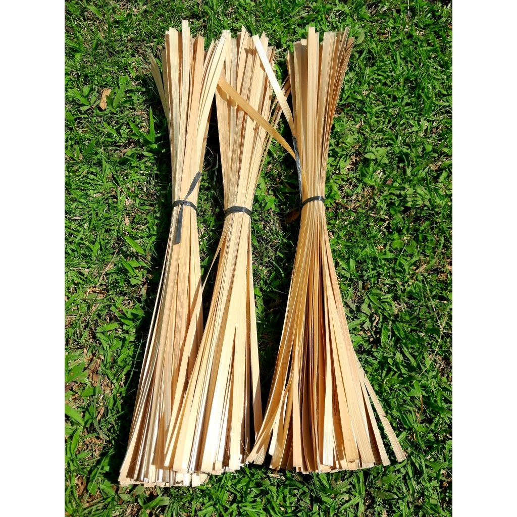 Jual 500 Pcs Iratan Bambu Halus P:40-43Cm Lebar 1Cm Tebal 0,3Mm ...