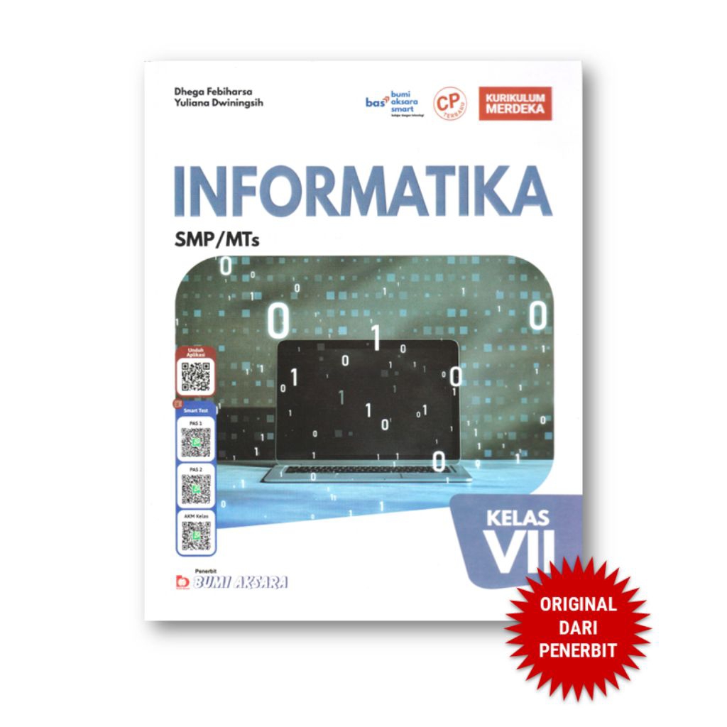 Jual Bumi Aksara INFORMATIKA SMP MTS Kelas 7 VII Kurikulum Merdeka CP Baru | Shopee Indonesia