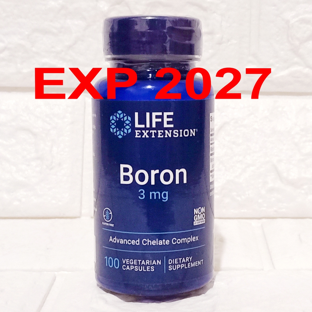 Jual Life Extension Boron 3 mg isi 100 Vegetarian Capsules | Shopee ...