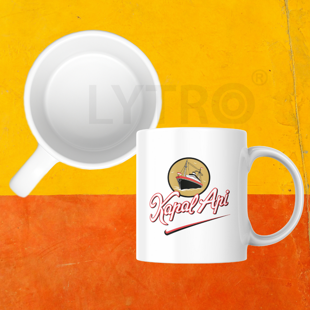 Jual Mug - Gelas - Cangkir Keramik Kopi Kapal Api - Bisa Custom Foto ...