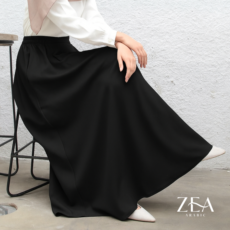 Jual Rok Panjang A-Line Bawahan Wanita Bahan Adem, Rok Circle Skirt Rok ...