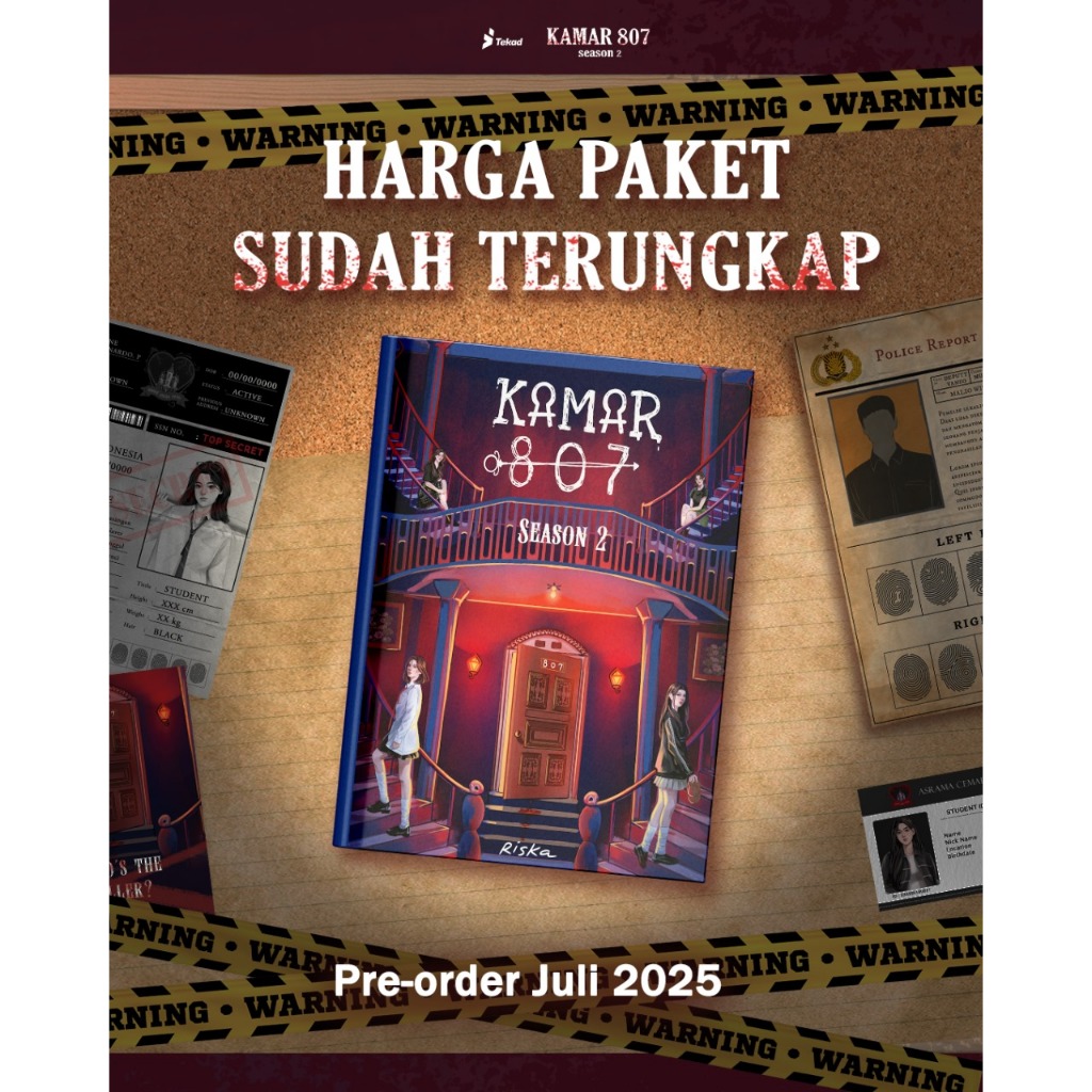 Jual PRE ORDER - Buku Novel - Buku Novel Kamar 807 Season 2 - Riska - Tekad - Bumifiksi | Shopee ...