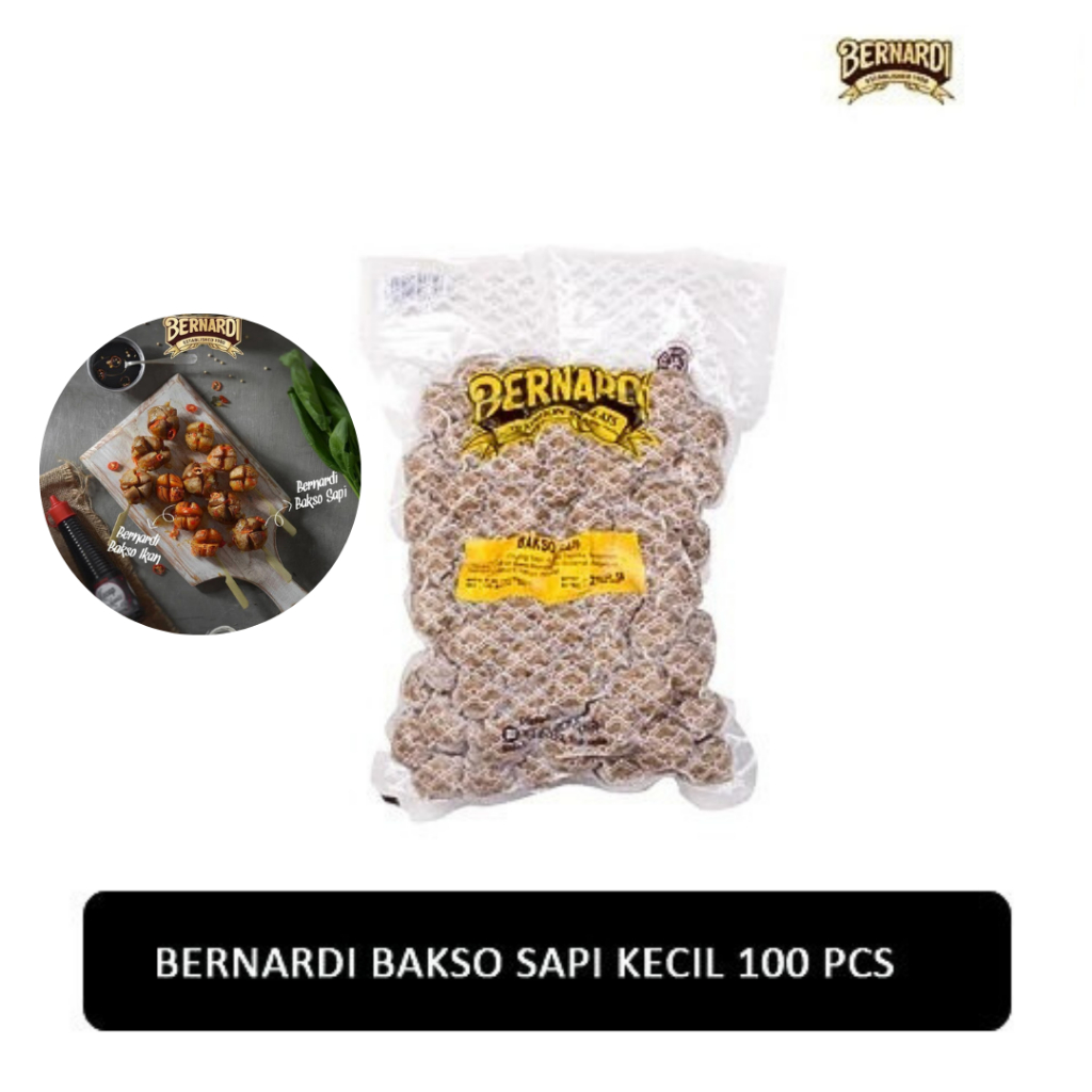 Jual Bernardi Bakso Sapi Halus Kecil Isi 100 Bakso Sapi Kecil Bernardi 720gr | Shopee Indonesia