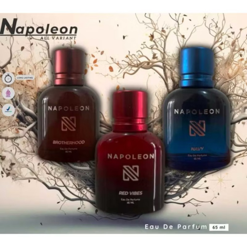 Jual NAPOLEON Parfum Pria navy dan Red Vibes 65 ml | Shopee Indonesia