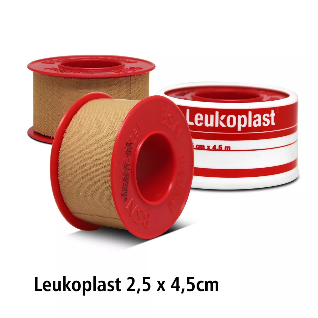 Jual LEUKOPLAST 2.5CM x 4.5M / Plester Roll Kain 2,5 cm x 4,5 m BSN | Shopee Indonesia