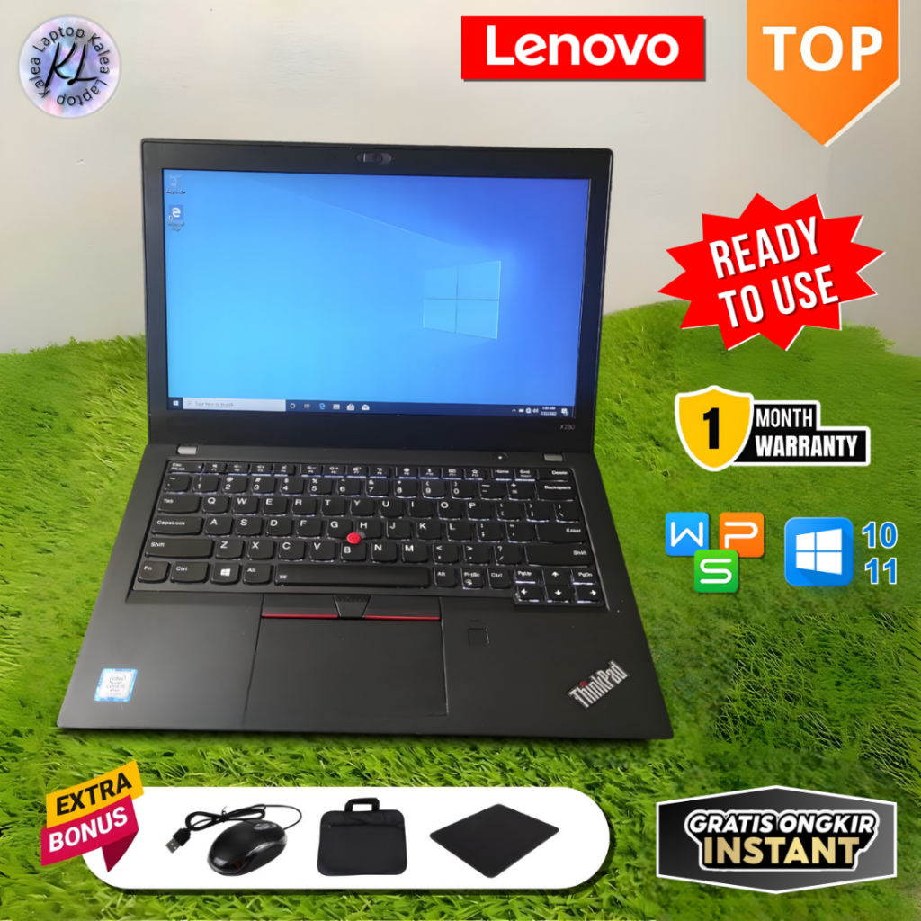 Jual Laptop Lenovo ThinkPad X280 Slim CORE I5 GEN 8 Mulus No Minus ...