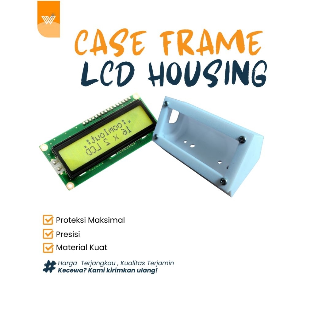 Jual Case Frame LCD 16X2 1602 Housing Casing Enclosure Box | Shopee ...