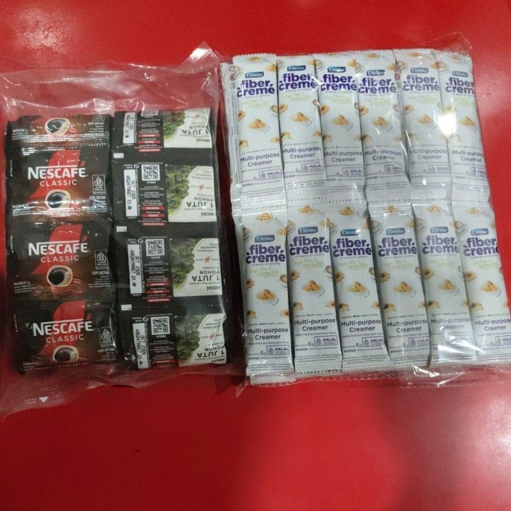 Jual Fiber creme 60 sachet dan Kopi nescafe 60 sachet | Shopee Indonesia