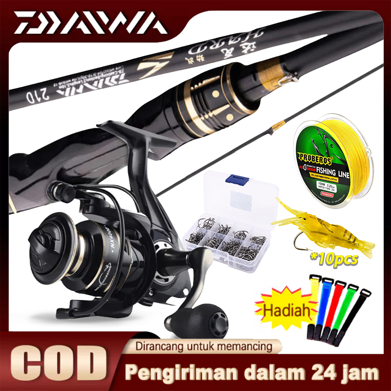 Jual 2025 DAIWA set pancing daido 1.6m/1.8m/2.1m daiwa Reel Pancing ...