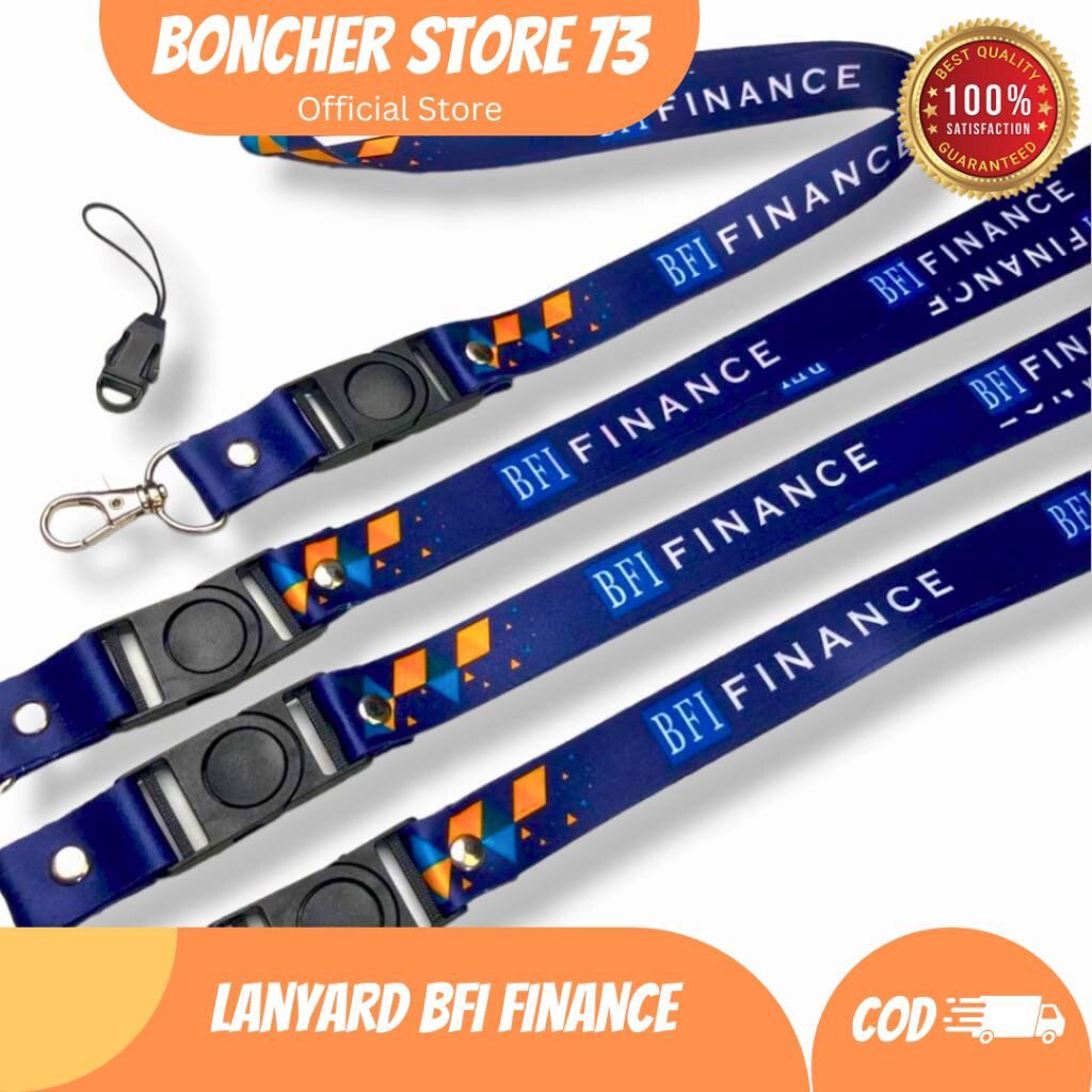 Jual BFI Finance Tali ID Card Lanyard Printing Full Colour | Shopee ...