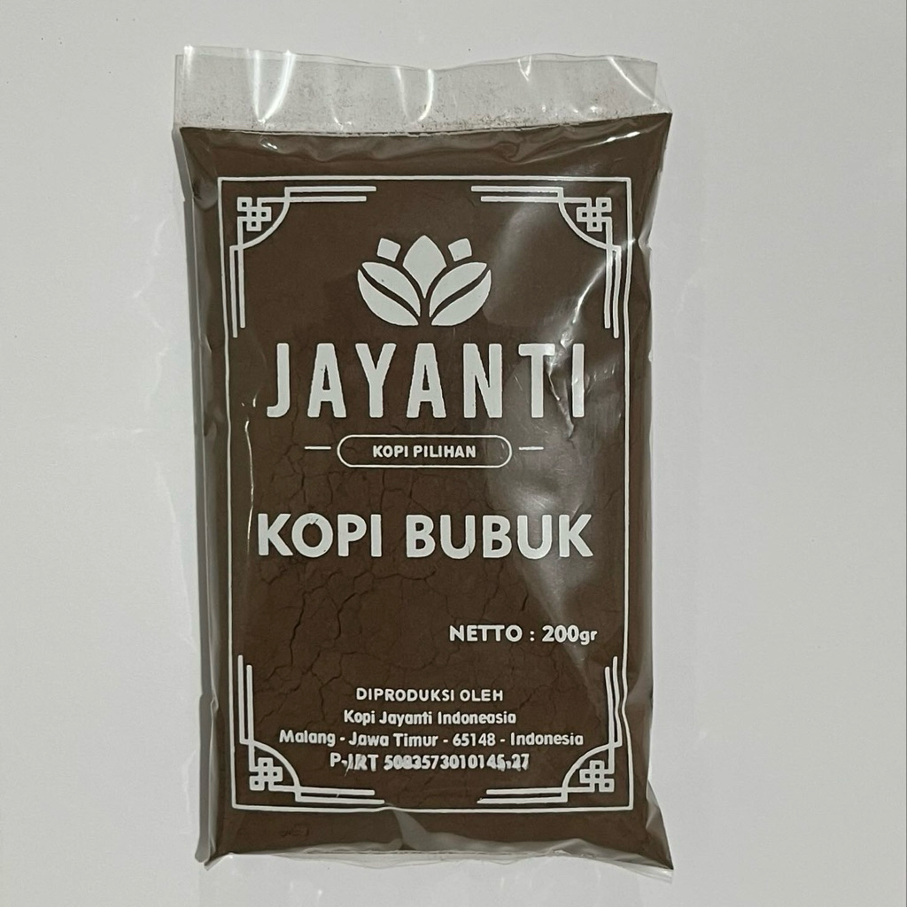 Jual Kopi Bubuk Cap Jayanti / Kopi Jayanti / 200gr | Shopee Indonesia