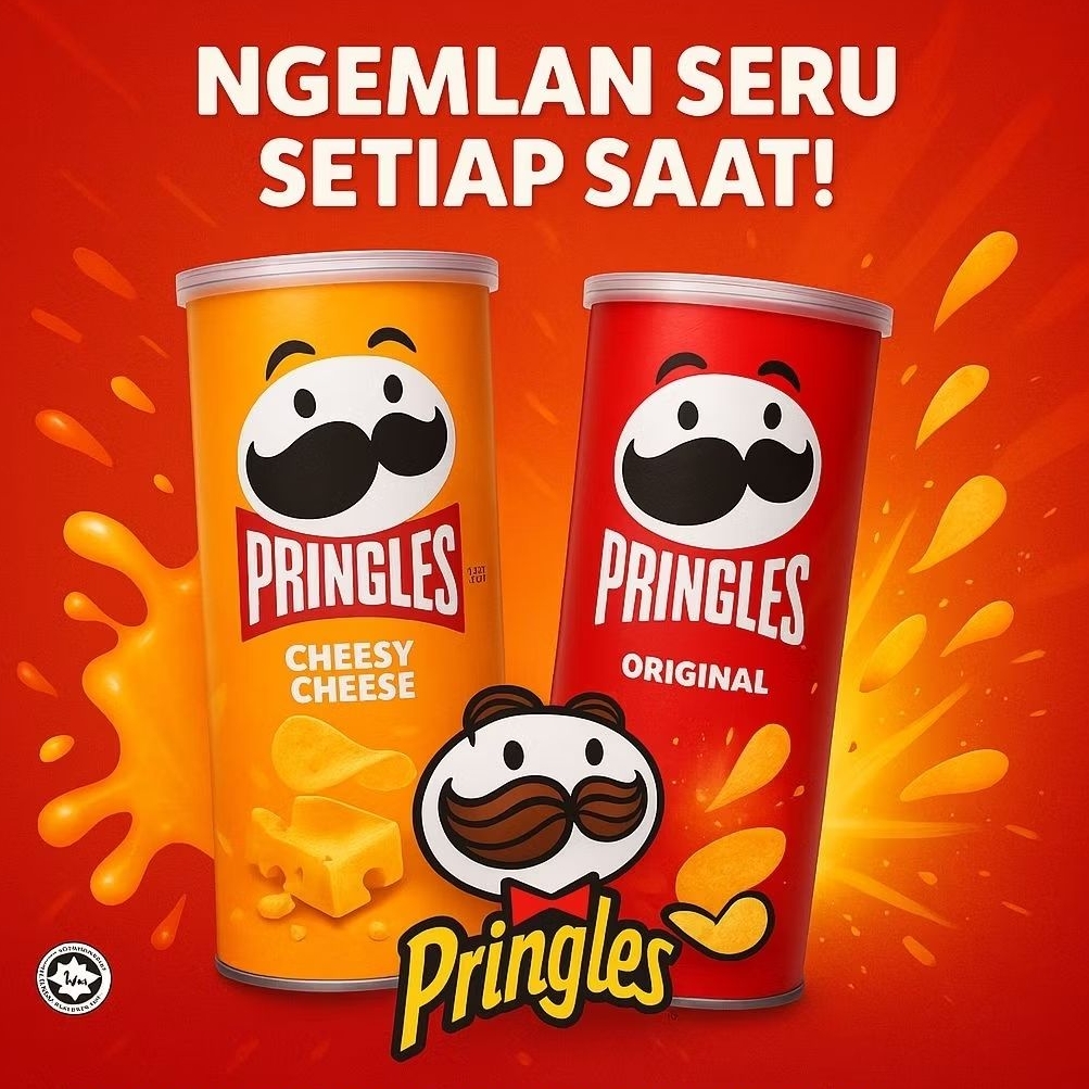 Jual Pringles 2 Varian – Cheesy Cheese & Original | Shopee Indonesia