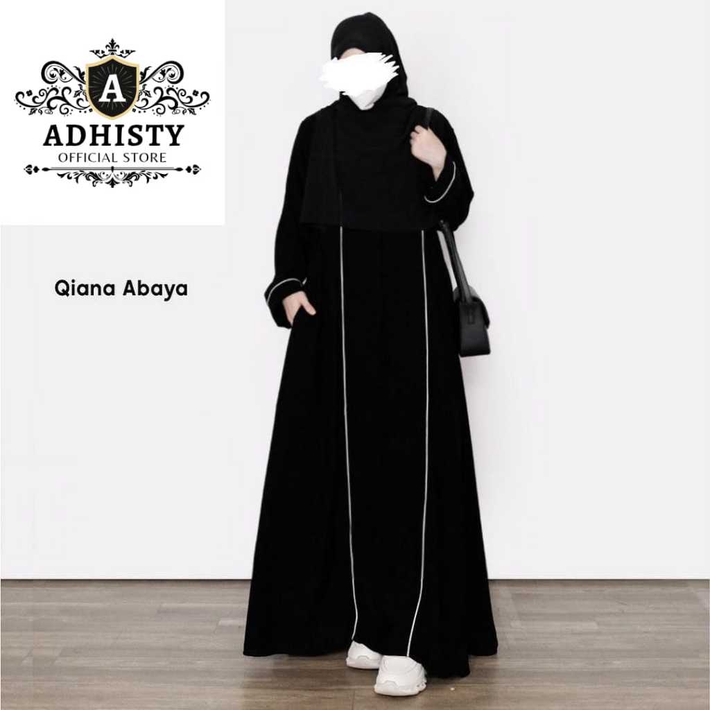 Jual Qiana Abaya dress Arabian Hitam Premium model Terbaru 2025 Gamis ...