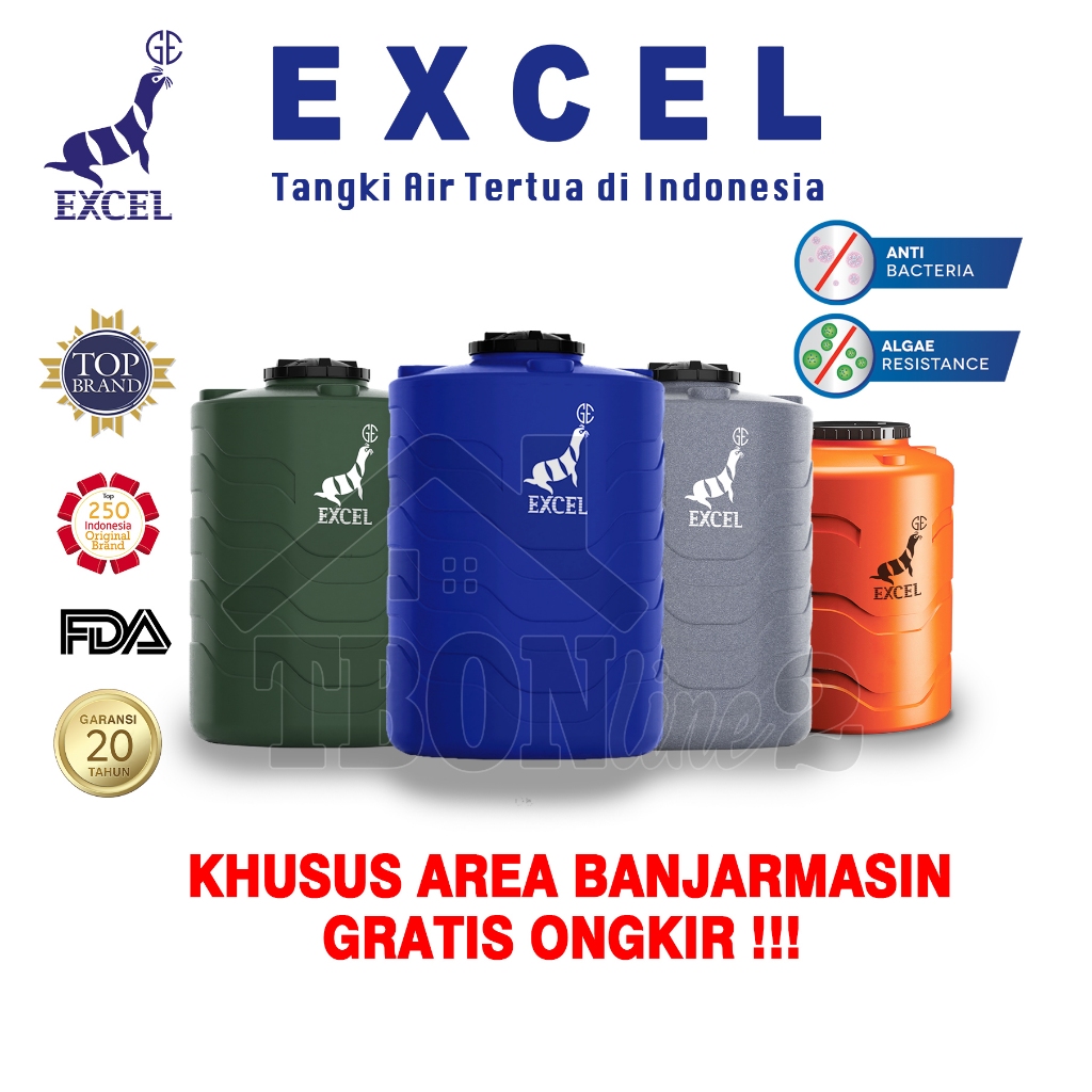 Jual Tandon Tangki Toren 1200 Liter EXCEL | Shopee Indonesia