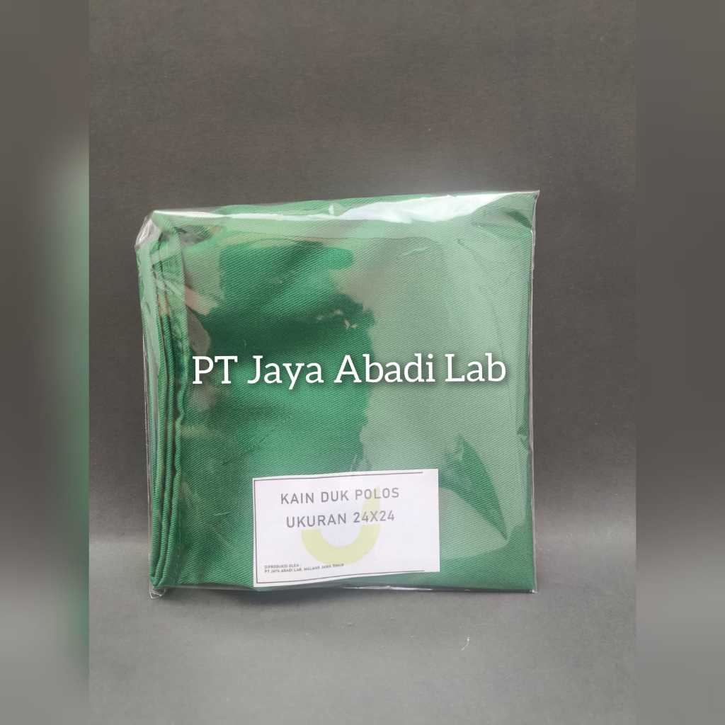 Jual Kain duk doek polos hijau kain alas operasi 24x24 cm 24 x 24 cm ...