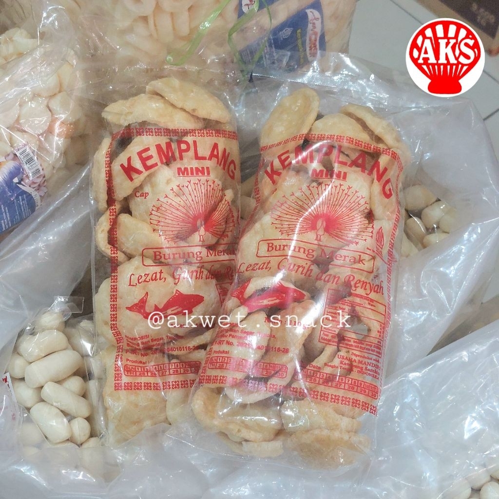 Jual Akwet Snack | Kemplang ikan Panggang mini cap Merak makanan khas ...
