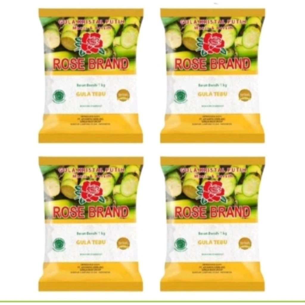 Jual gula rose brand kuning kemasan 1 kg | Shopee Indonesia