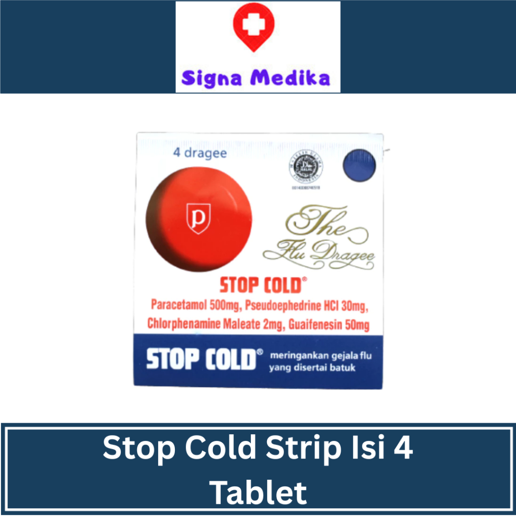 Jual Stop Cold Isi 4 Tablet - Obat Batuk Pilek & Demam | Shopee Indonesia
