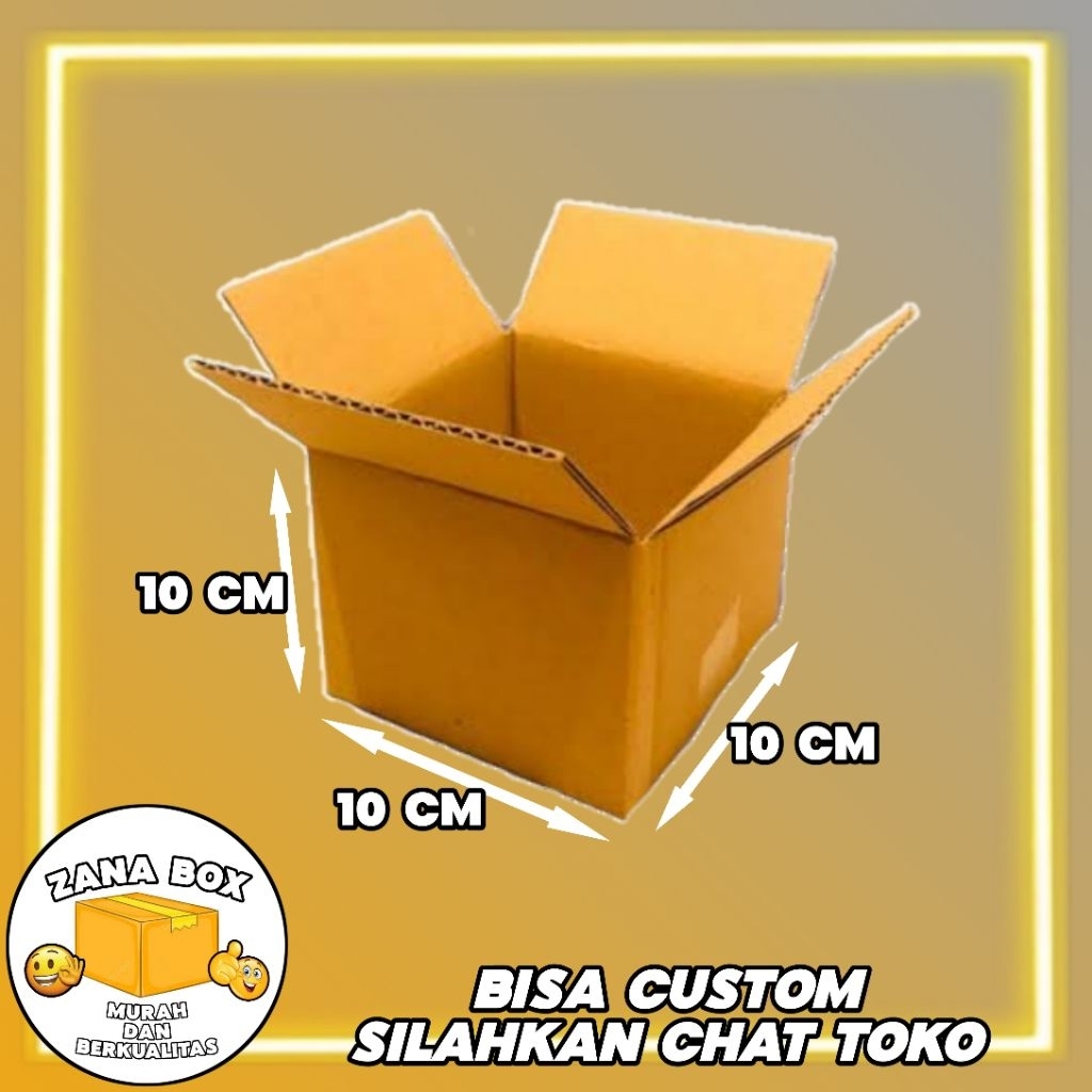 Jual kardus packing ukuran 10x10x10 | Shopee Indonesia