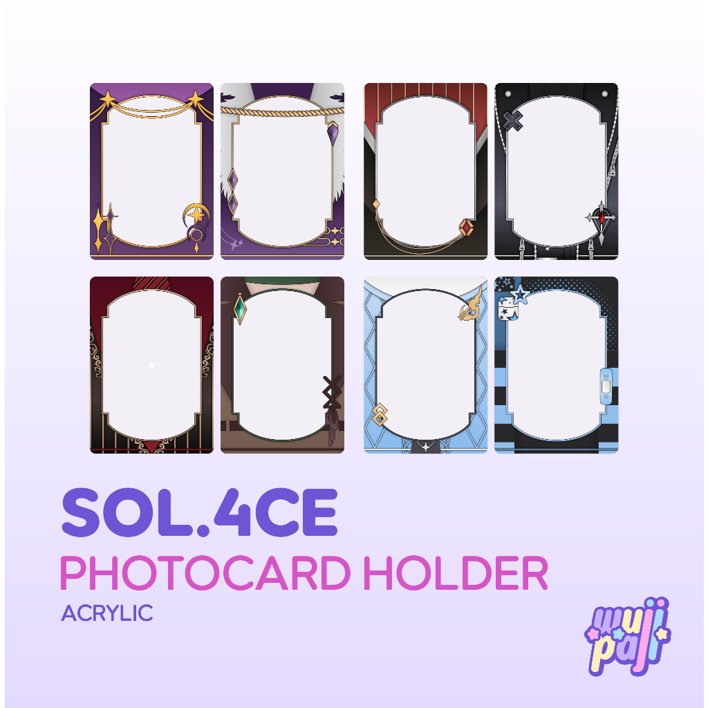 Jual PHOTOCARD HOLDER SOL4CE BY WUJIPAJI | Shopee Indonesia