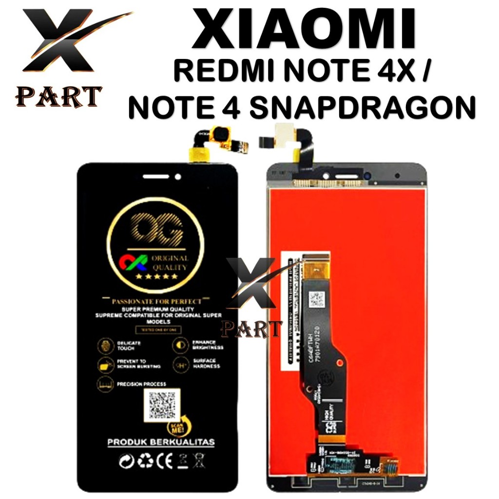 Jual LCD TOUCHSCREEN XIAOMI REDMI NOTE 4/ NOTE 4X / SNAPDRAGON ORIGINAL ...