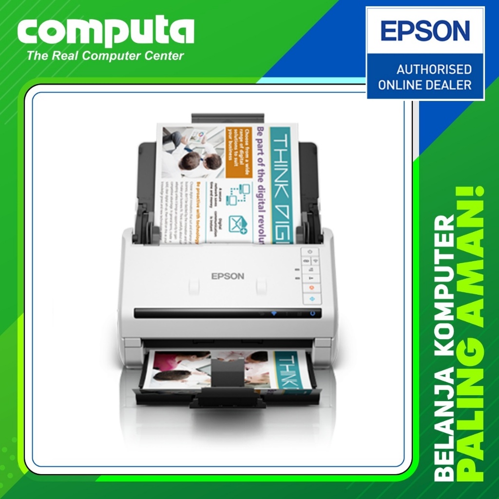 Jual Epson WorkForce DS-570WII A4 Duplex Sheet-fed Document Scanner ...