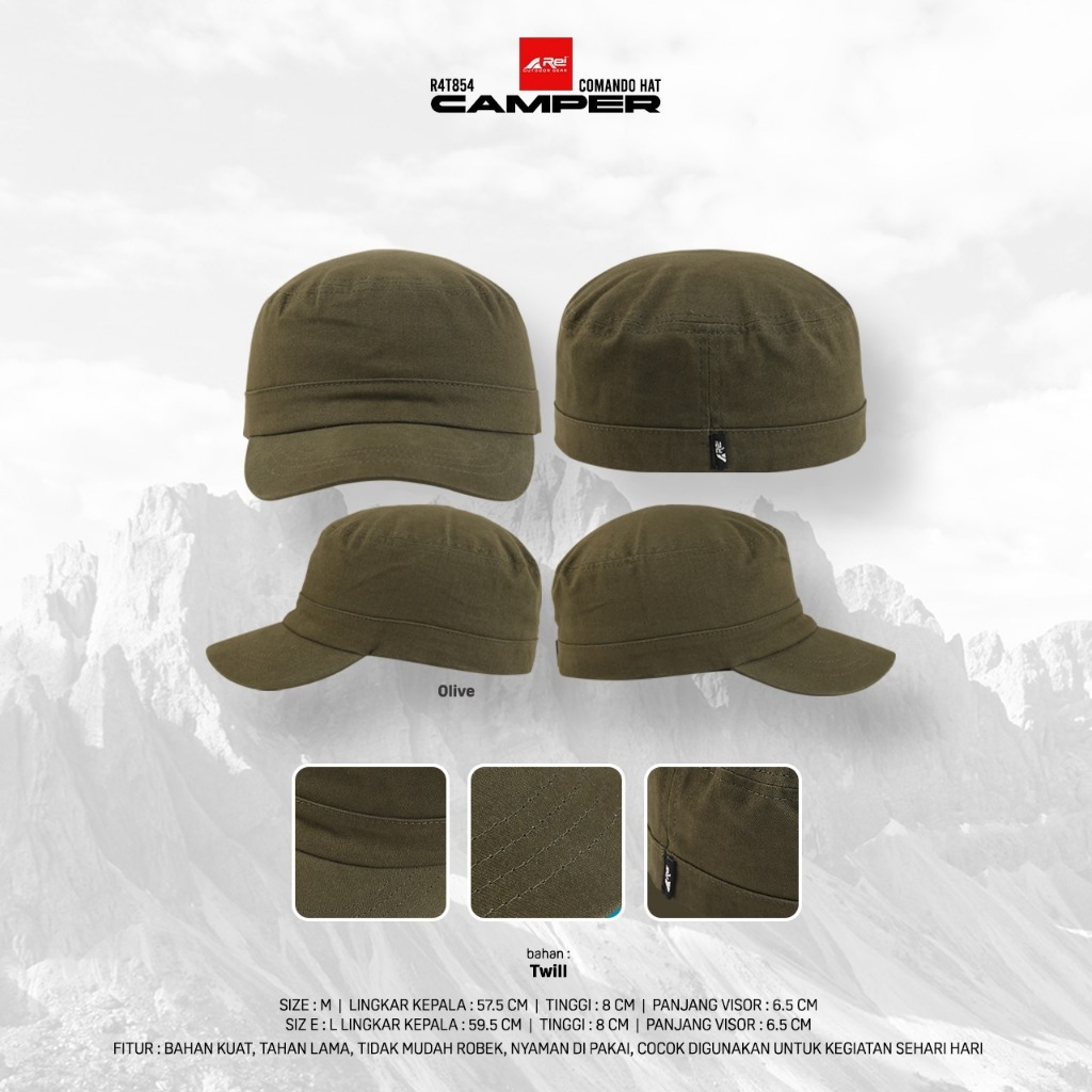 Jual Topi Pria Comando Camper Arei Outdoorgear | Shopee Indonesia