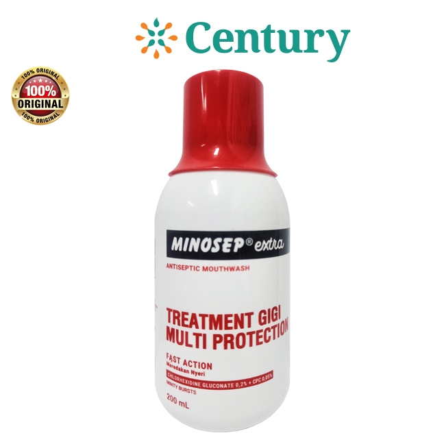 Jual MINOSEP EXTRA 200 ML / KESEHATAN GIGI & MULUT / OBAT KUMUR ...