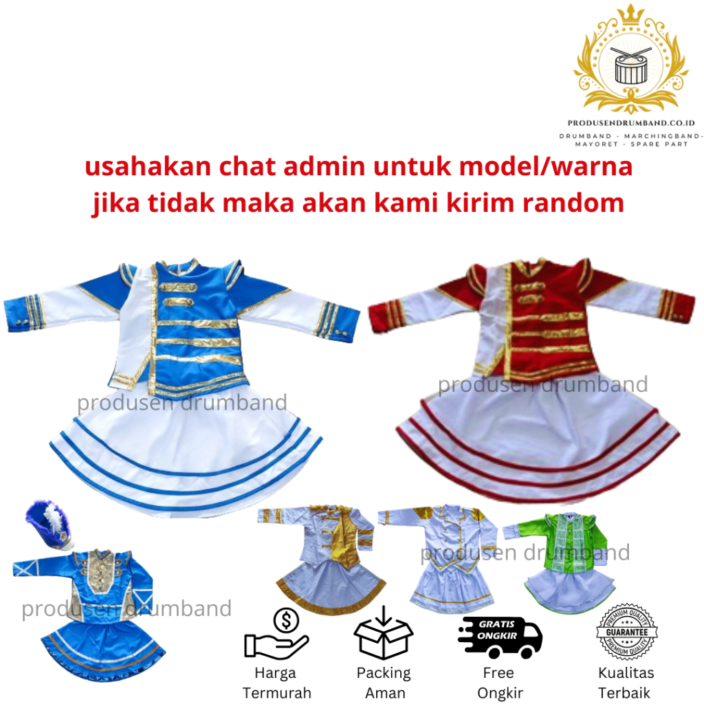 Jual Baju Mayoret TK SD SMP SMA & Topi + aksesoris, beberapa ada yg ...