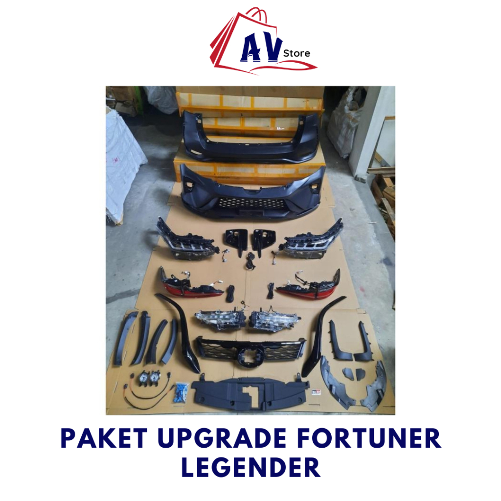 Jual Paket upgrade Fortuner Legender Complete Body Kit Legender GR ...