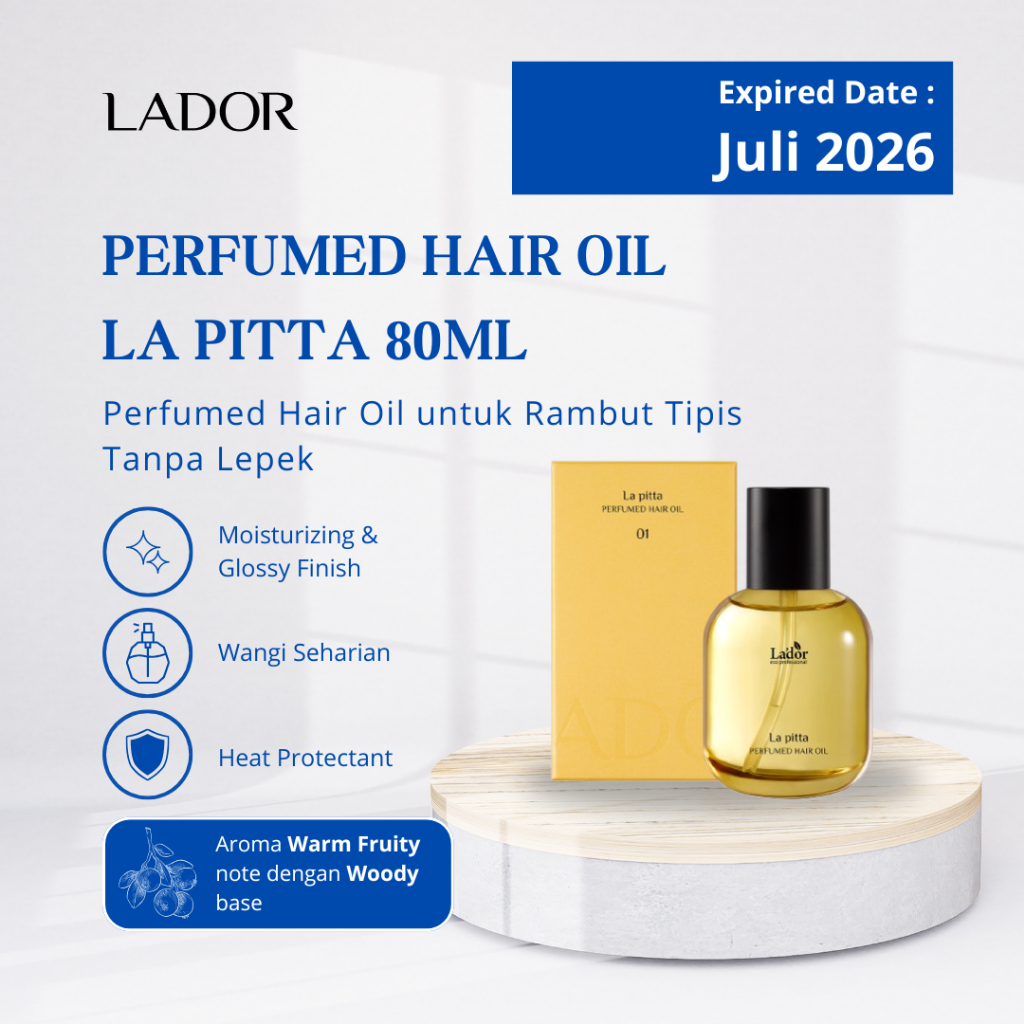 Jual Lador Perfumed Hair Oil La Pitta 80mL (NED) | Shopee Indonesia