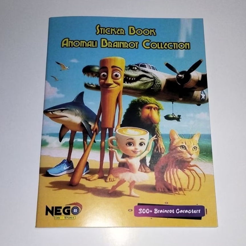 Jual Paket Buku + Sticker Anomali Brainrot (Edisi Terbatas) | Shopee ...