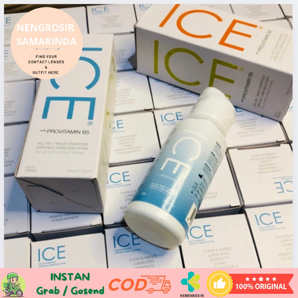 Jual AIR SOFLENS ICE ISI 60 ML || CAIRAN PEMBERSIH SOFTLENS DENGAN ...