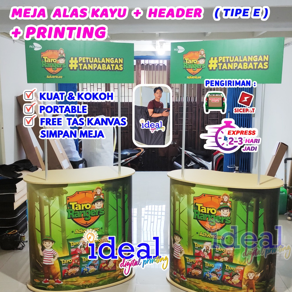 Jual Meja Poly counter Header Tipe E meja Polycounter meja pameran ...