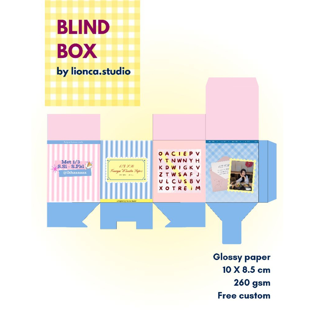 Jual CUSTOM BLIND BOX UNIK TANPA MINIMAL PEMBELIAN [HARGA SUDAH ...