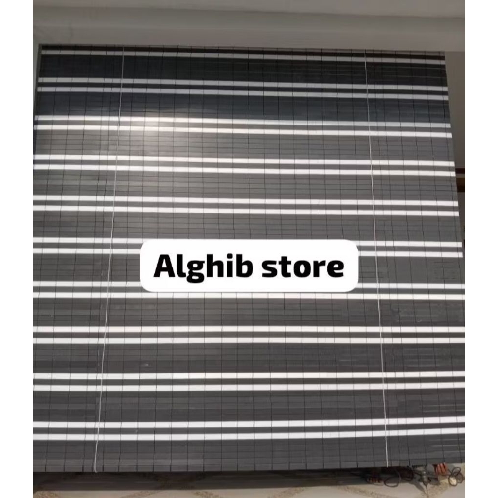 Jual Tirai kerey outdoor bahan PVC lengkap tali penggulung | Shopee ...