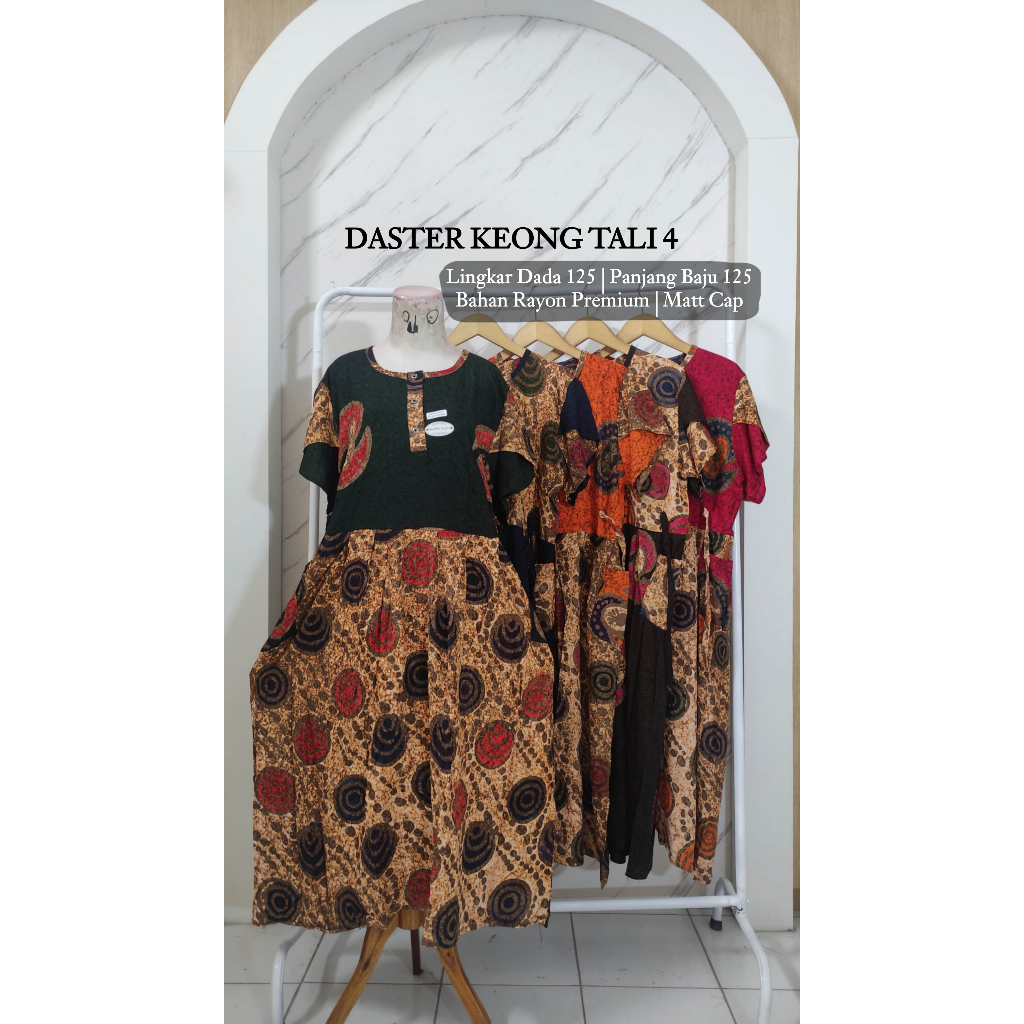 Jual Paket Usaha Daster Keong Tali 4 Batik Cap Aan Rayon Premium Busui ...