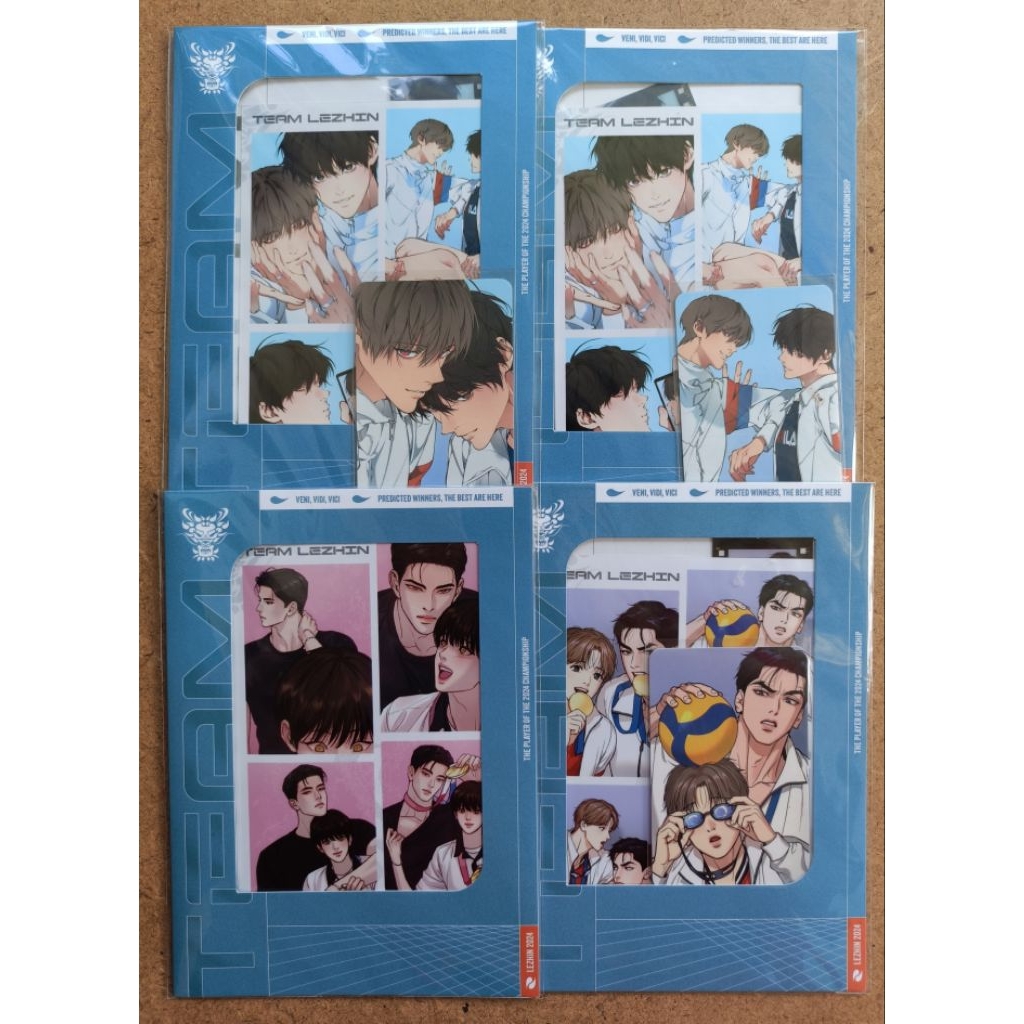 Jual (Official) Team Lezhin Pop Up 4cuts Photo Sealed (Jinx, Painter of ...