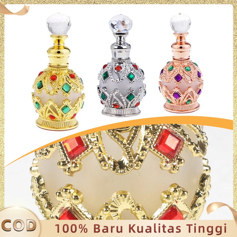 Jual Botol Kosong Parfume Gaya Arab Botol Parfum Refillable Ulang 15ml ...