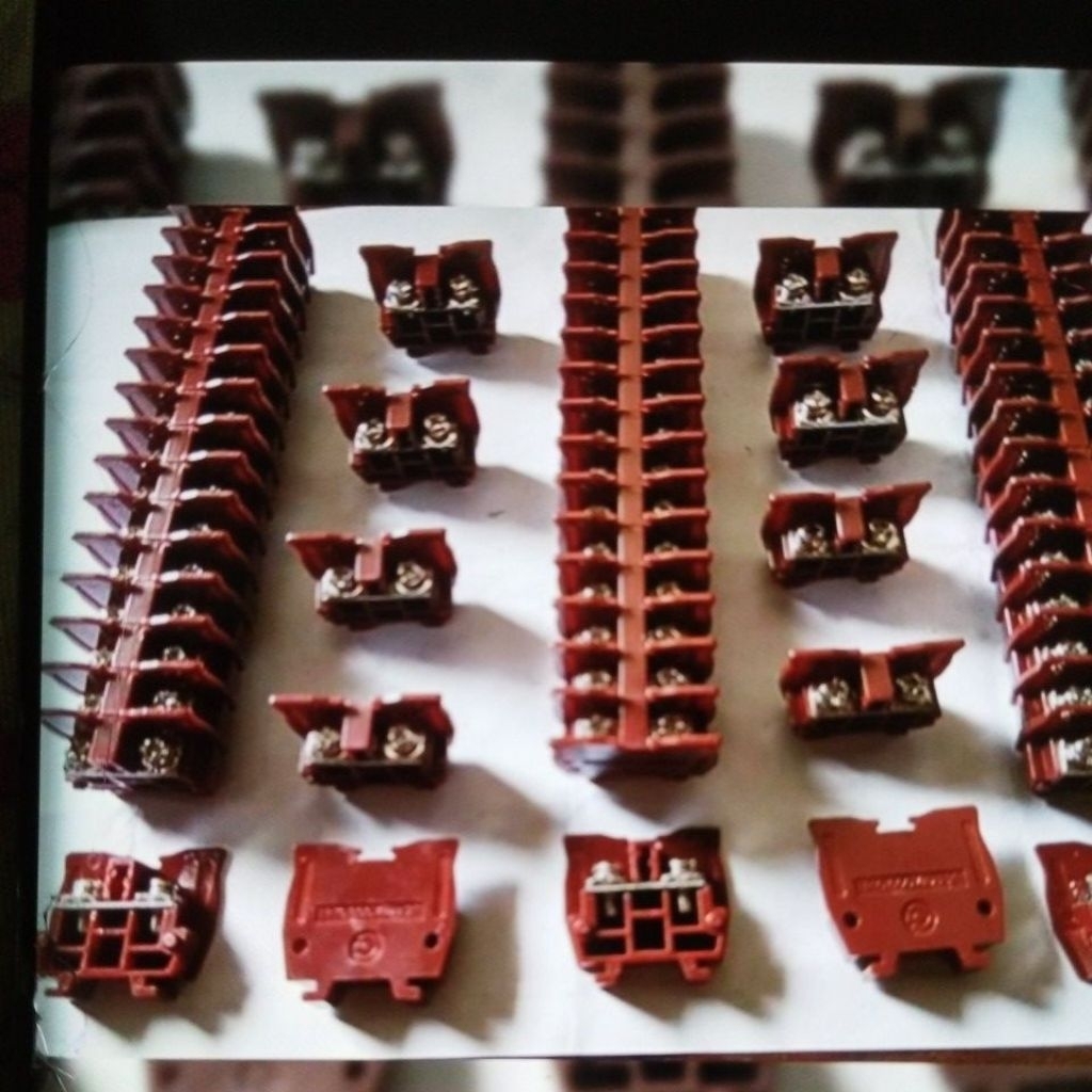 Jual TERMINAL BLOCK MODEL KASUGA TR-10 COKLAT 10A RAIL REL 2 FUNGSI ...