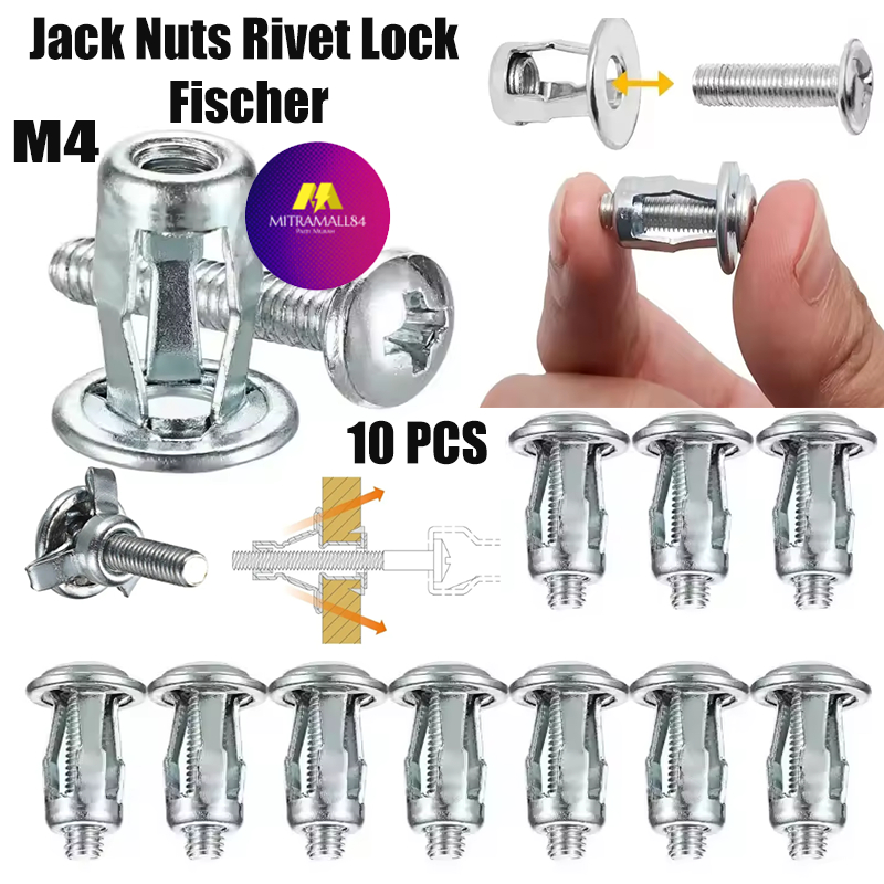Jual Sekrup Baut Expansion Screw Petal Screw Jack Nuts Rivet Lock ...