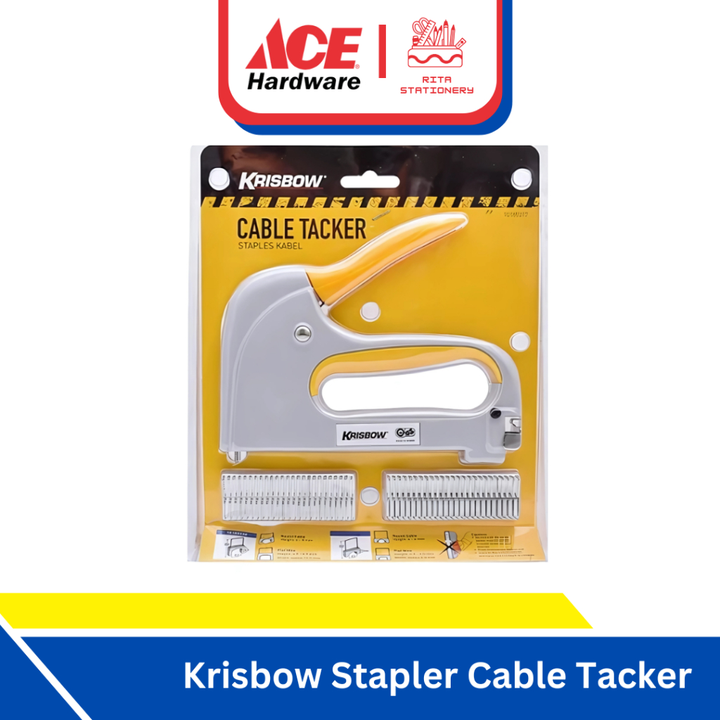 Jual Krisbow Cable Tacker Staples Kabel | Shopee Indonesia