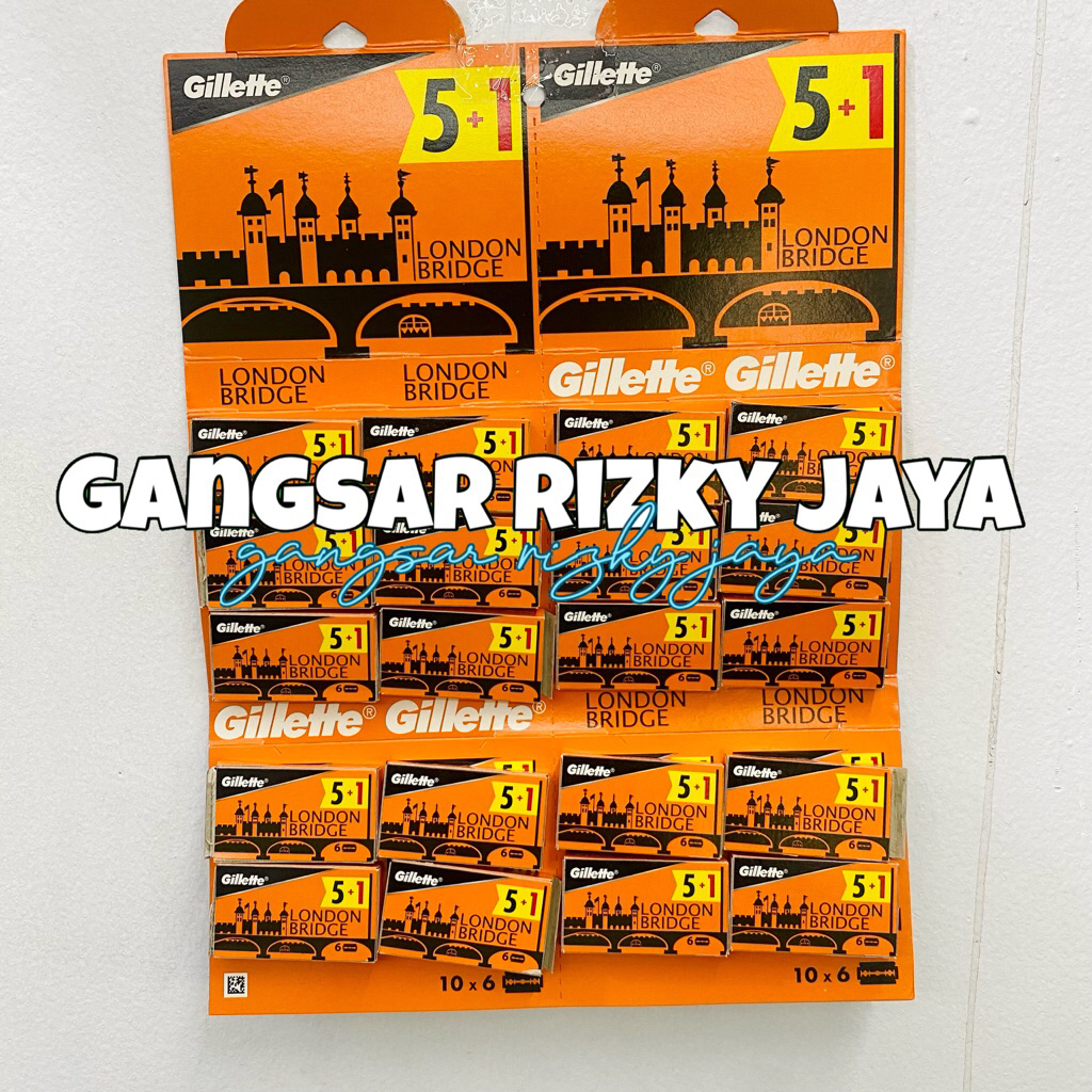 Jual [GRJ] - Silet LONDON by GILLETE isi 20 tucks | Shopee Indonesia